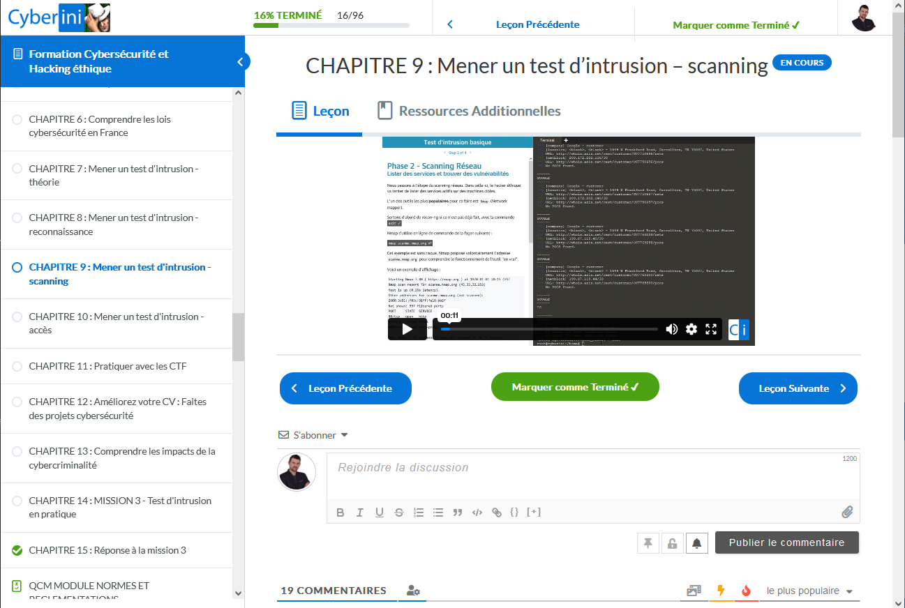 Formation cybersécurité en ligne éligible CPF - Cyberini